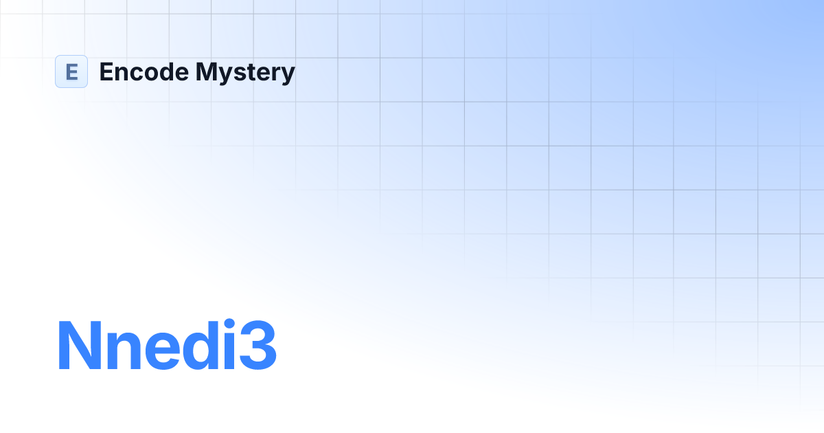 Nnedi3 | Encode Mystery
